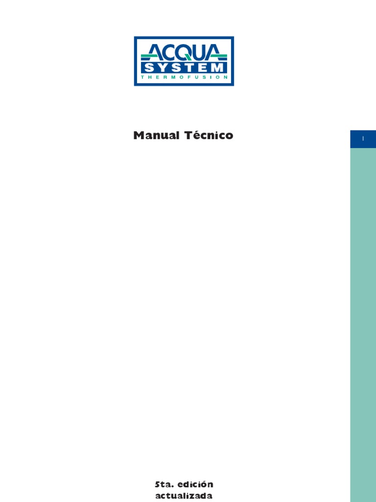 Acqua System | PDF | Aluminio | Tubería (transporte de fluidos)