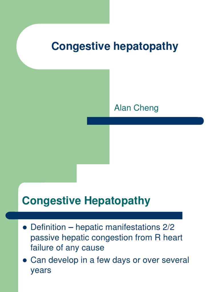 7.23.07 Congestive Hepatopathy Cheng | Liver | Vein