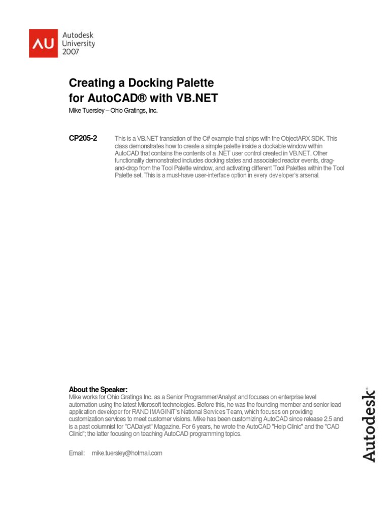 CP205-2 Mike Tuersley | PDF