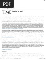 Another Ice Age? Time Magazine June 24, 1974 | Climate | Climatology