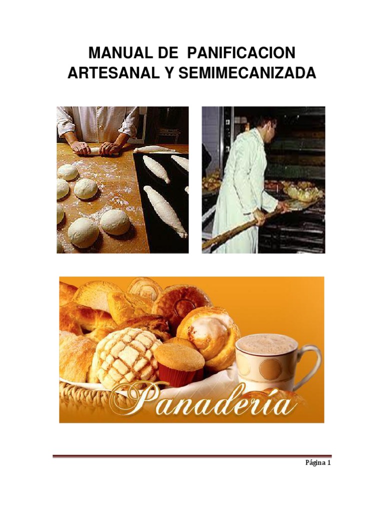 Manual de Panificacion Artesanal y Semimecanizada | Panes | Trigo