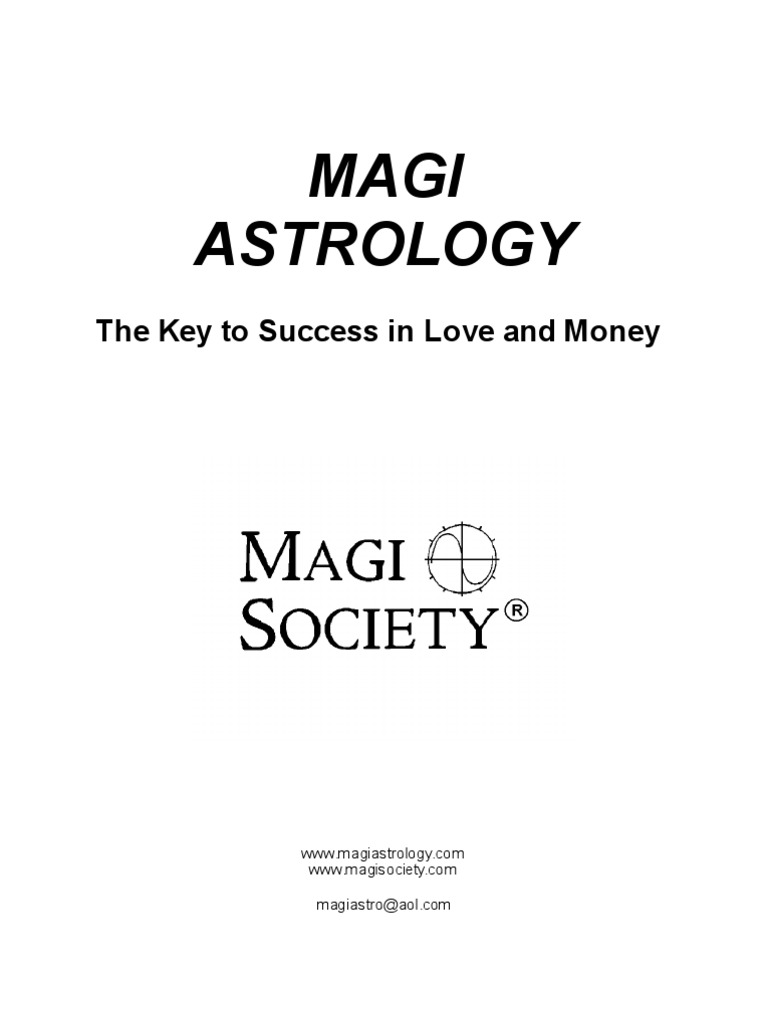 Magi Astrology Minibook | PDF | Zodiac | Astrological Sign