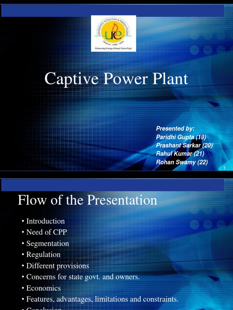 Captive Power Plant | PDF | Power Station | Electrical Grid