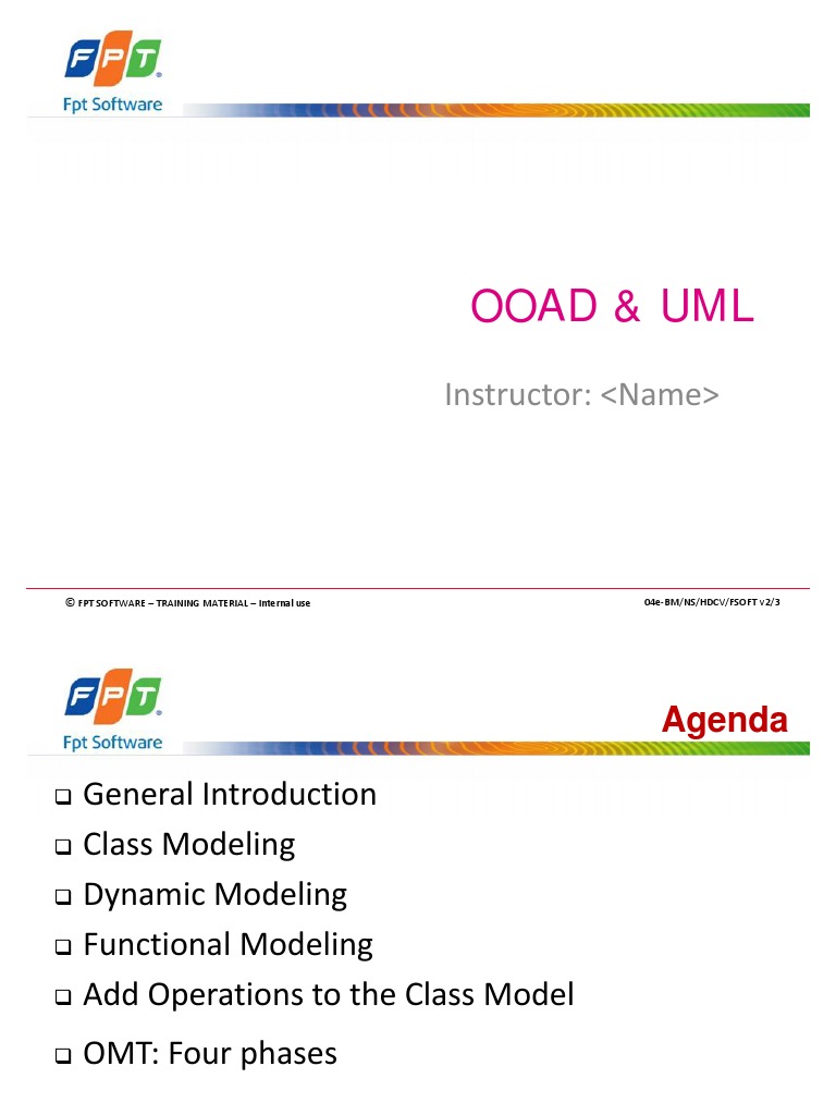 Day1 - OOAD & UML - PPT (Compatibility Mode) | PDF | Class (Computer Programming) | Inheritance ...