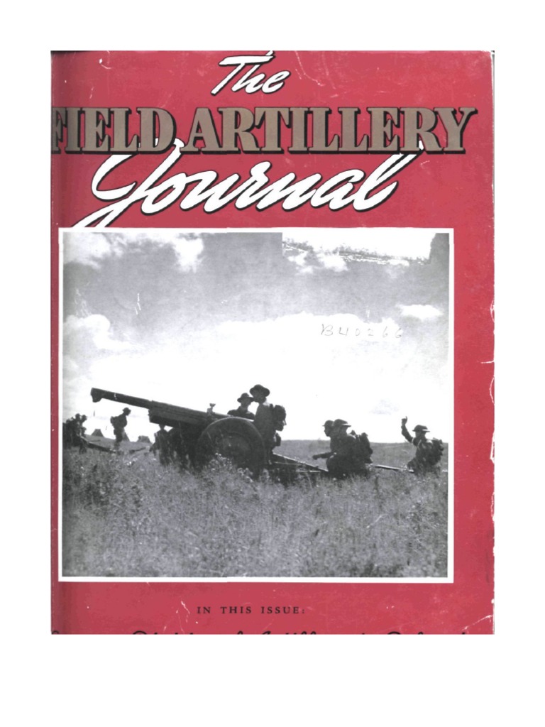Field Artillery Journal - Jan 1940 | PDF | Officer (Armed Forces) | Brigade