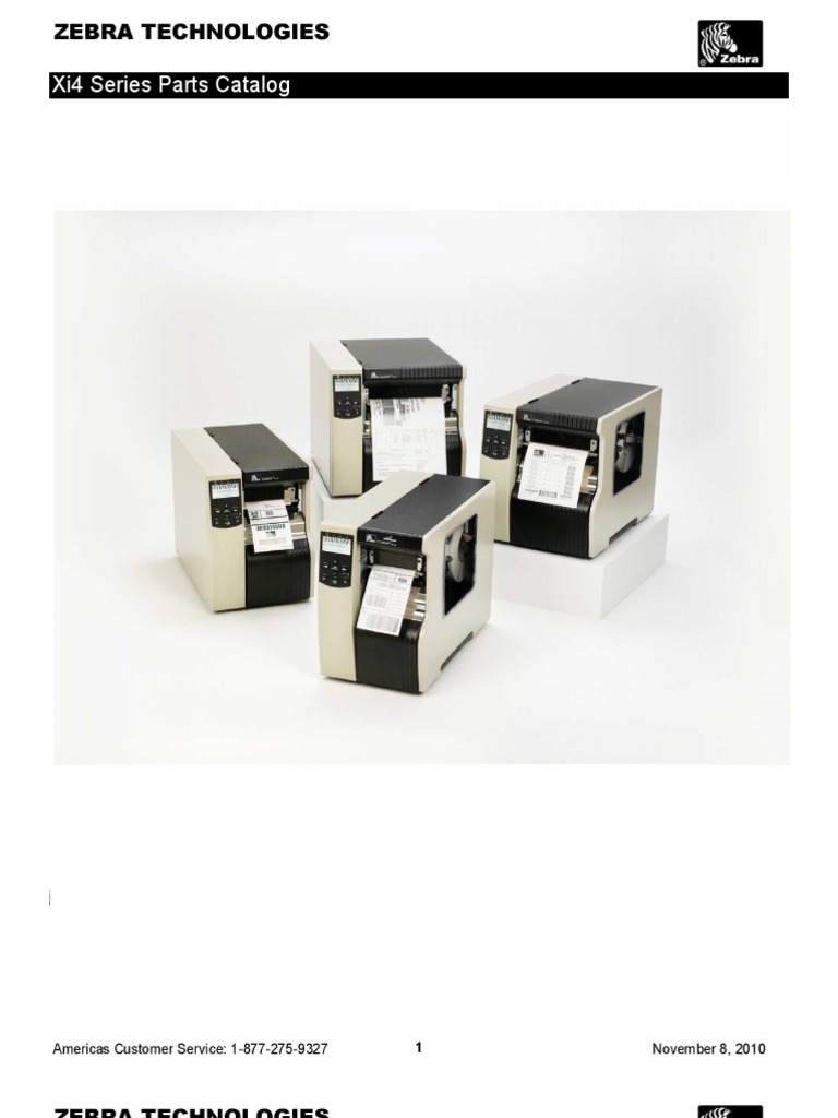 Xi4 Series Parts Catalog | PDF | Power Supply | Belt (Mechanical)