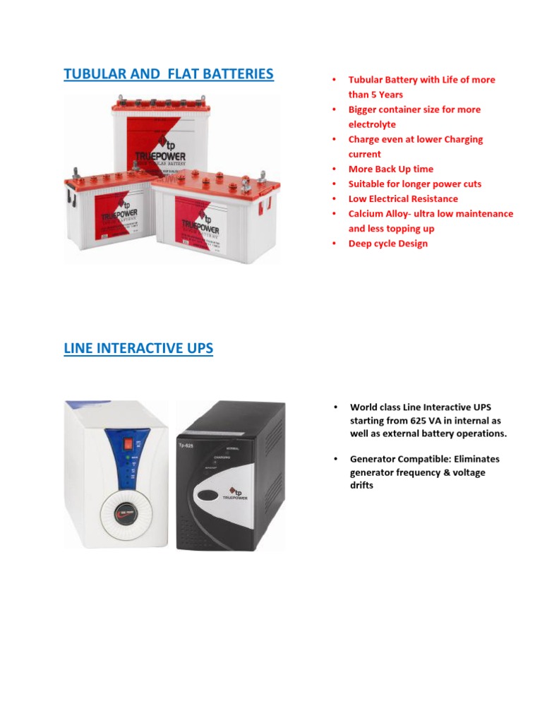 True Power Products | PDF | Power Inverter | Battery (Electricity)