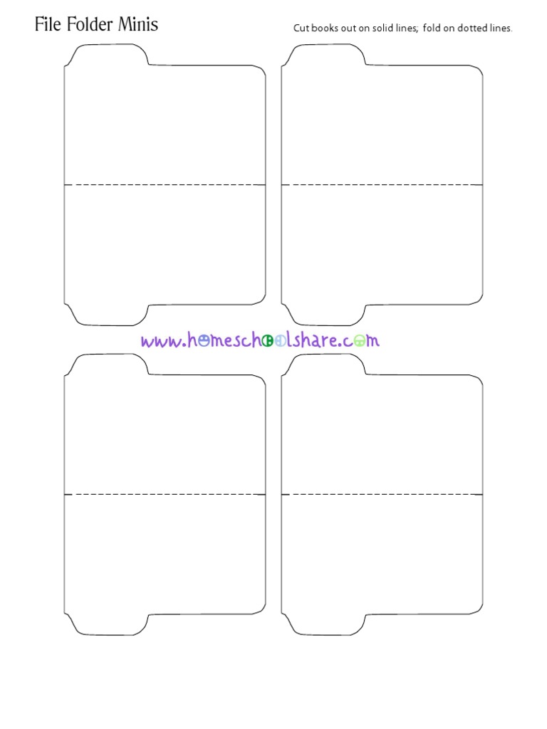 Cut Books Out On Solid Lines Fold On Dotted Lines | PDF