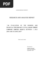 (SAMPLE THESIS) Research and Analysis Project (Obu) | PDF | Glaxo Smith ...