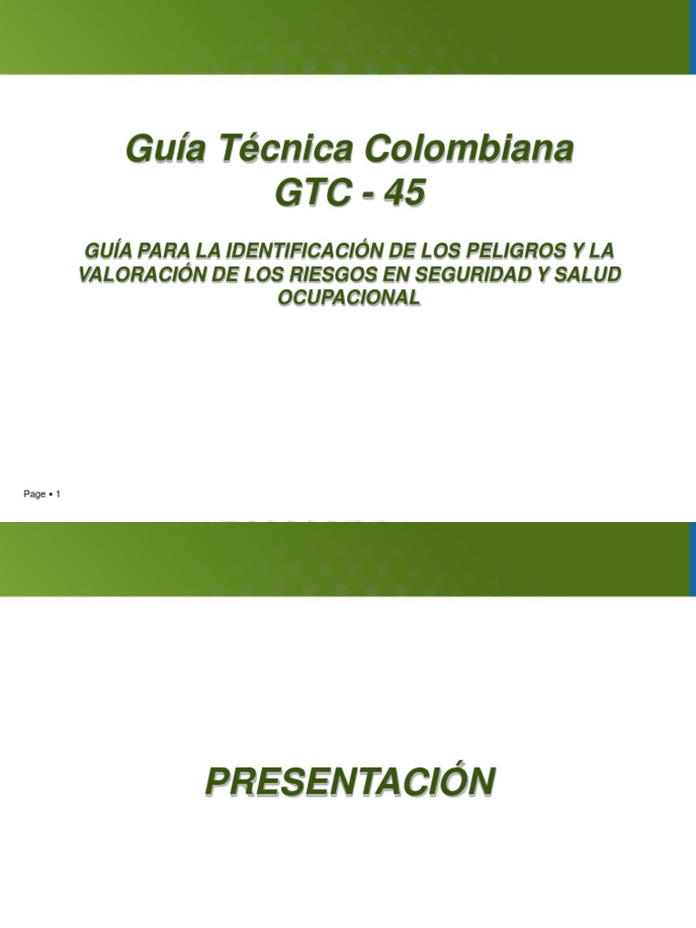GTC 45 Actualizada | PDF | Bienestar | Medicina