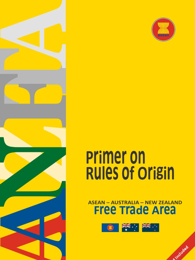 Primer On Rules of Origin | PDF | Association Of Southeast Asian ...
