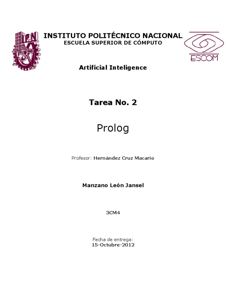 Prolog Ejercicios Resueltos | PDF | Lenguaje de programación | Permutación