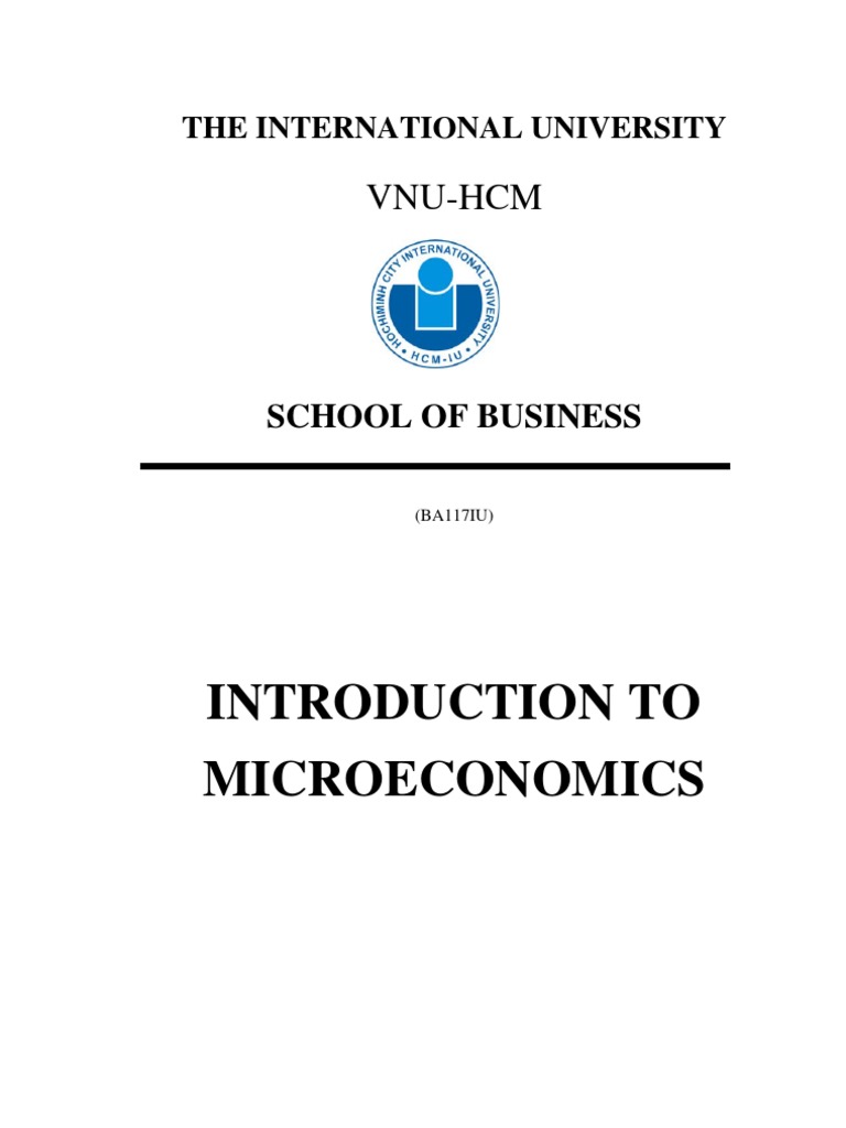 Introduction To Microeconomics | PDF | Monopoly | Lecture