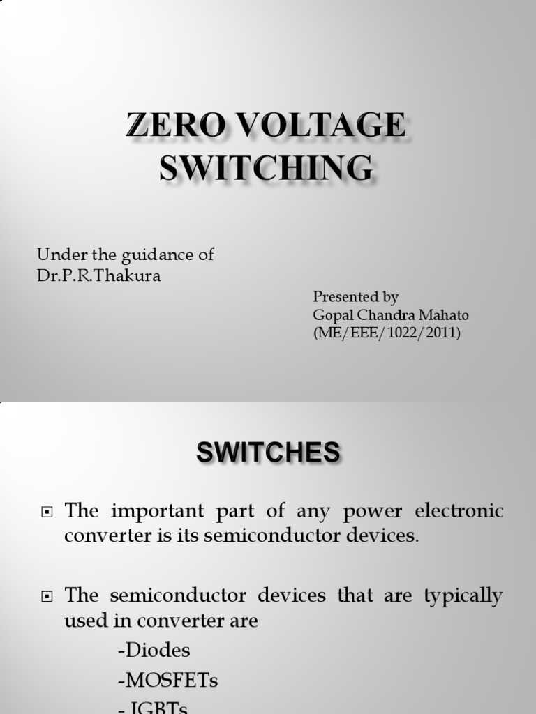 Zvs | PDF | Mosfet | Power Electronics