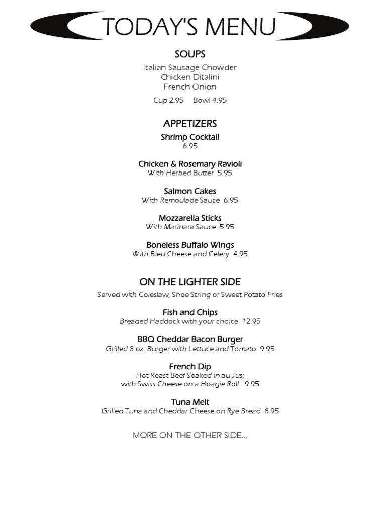 Friday Special Menu Highlights | PDF | Cooking, Food & Wine