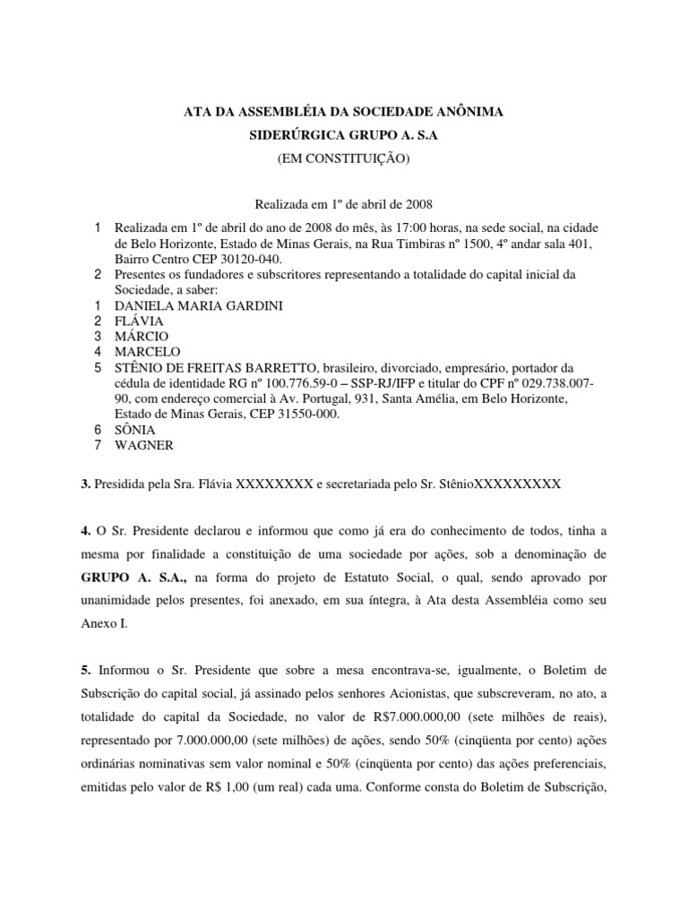 ATA_DA_SOCIEDADE_ANÔNIMA | Conselho de Segurança das Nações Unidas ...