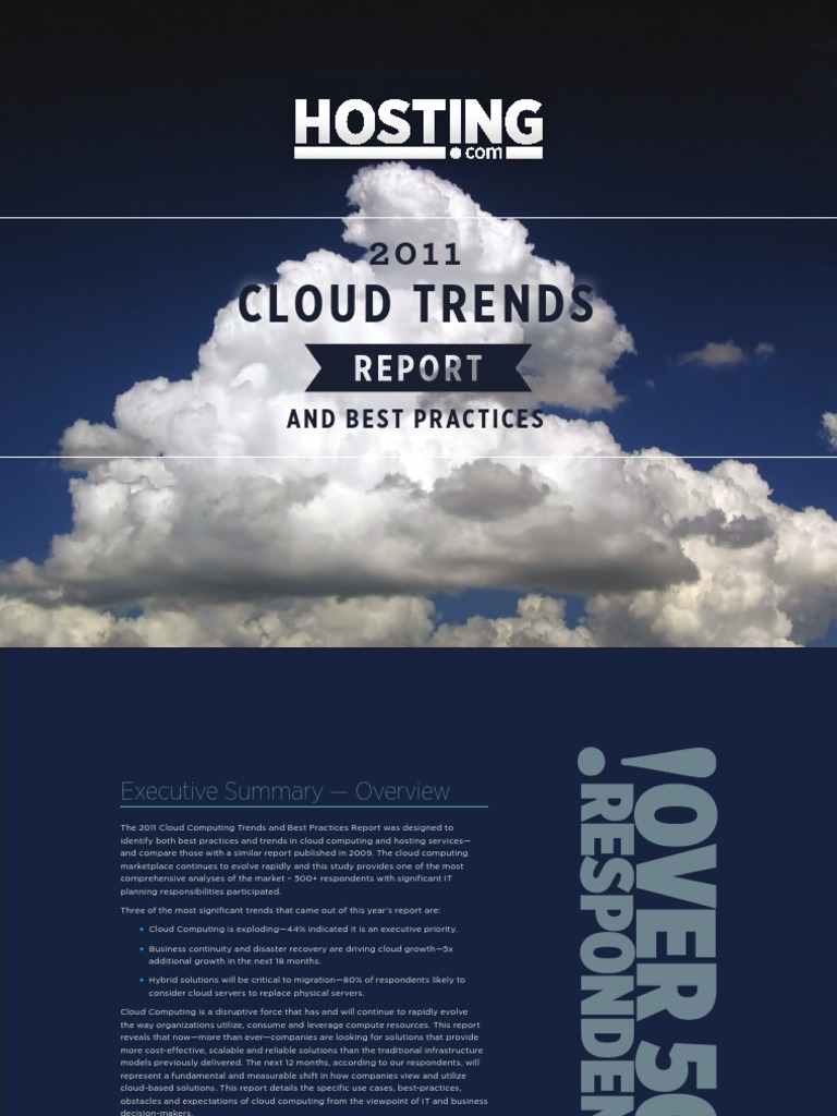 Hostingcom Cloud Trends Report | PDF | Data Center | Cloud Computing