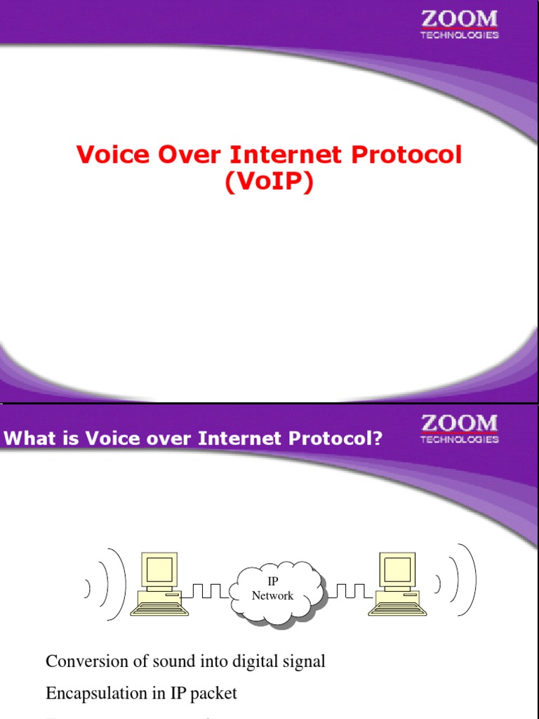 Voice Over Internet Protocol (Voip) | PDF | Voice Over Ip | Internet ...