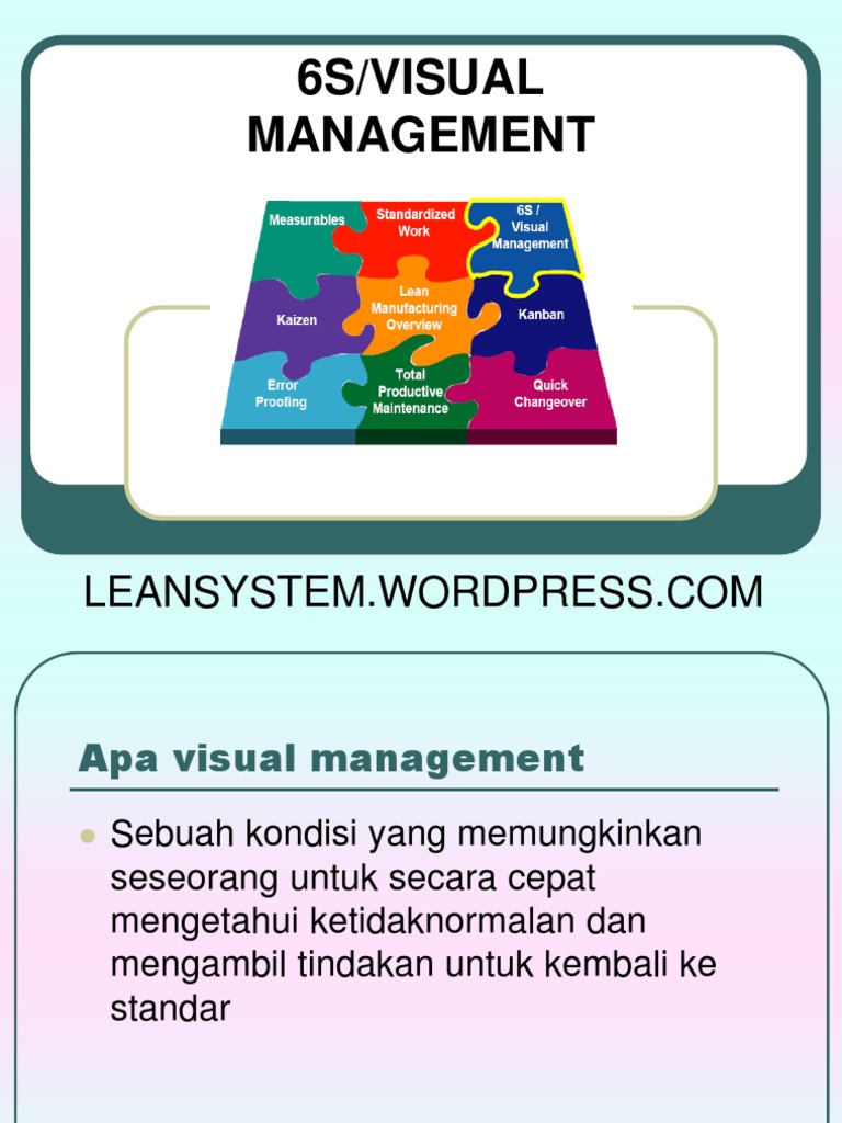 Modul 6S Visual Management | PDF | Teknologi & Rekayasa