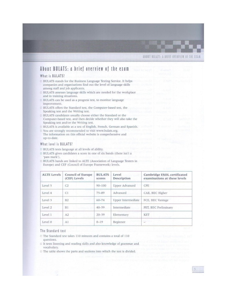 BULATS | PDF