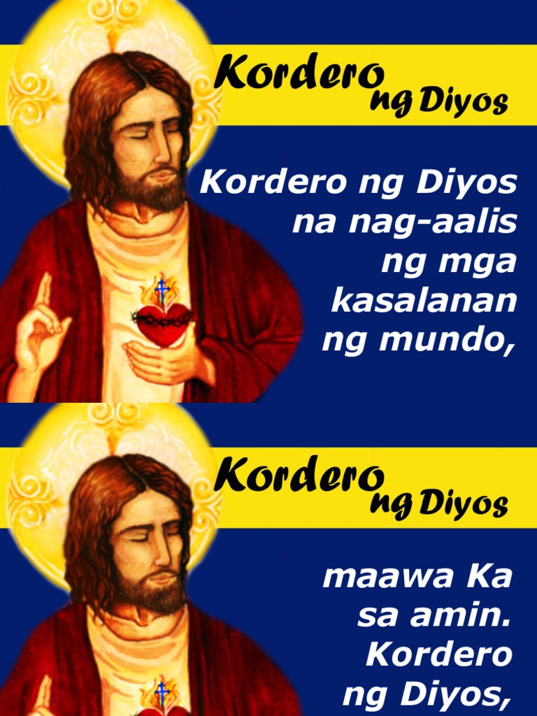 Kordero NG Diyos | PDF