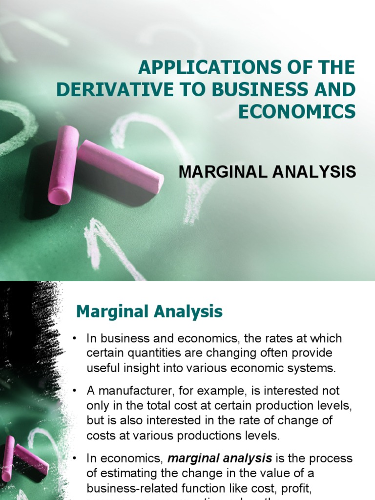 09 - Marginal Analysis | PDF | Marginal Cost | Profit (Accounting)