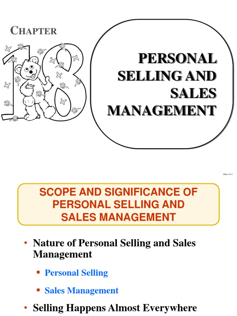 Personal Selling and Sales Management: Hapter | PDF | Sales | Market ...