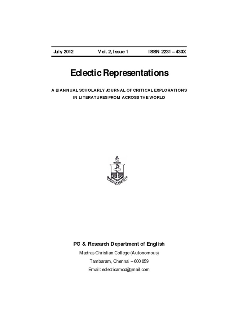 Eclectic Representations E | PDF | Bangkok | Novels