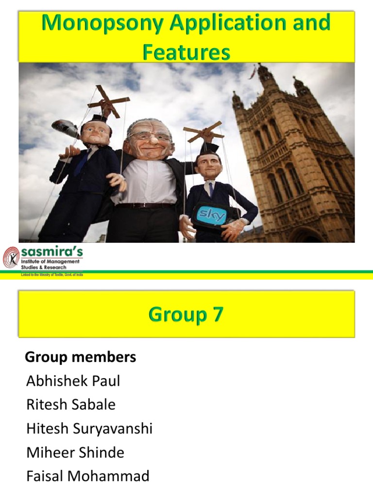 Monopsony Application and Features Final | PDF | Monopoly | Market ...