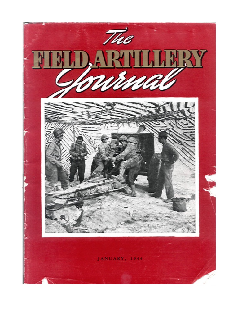 Field Artillery Journal - Jan 1944 | PDF | Battalion | Infantry