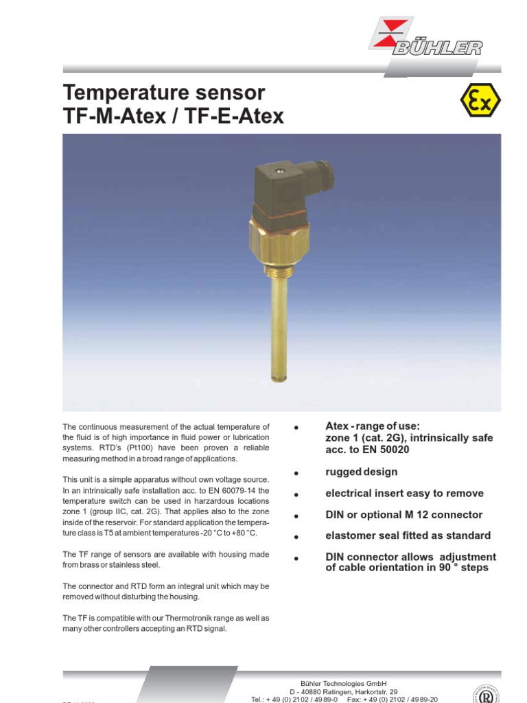 Buhler | PDF | Electrical Connector | Temperature