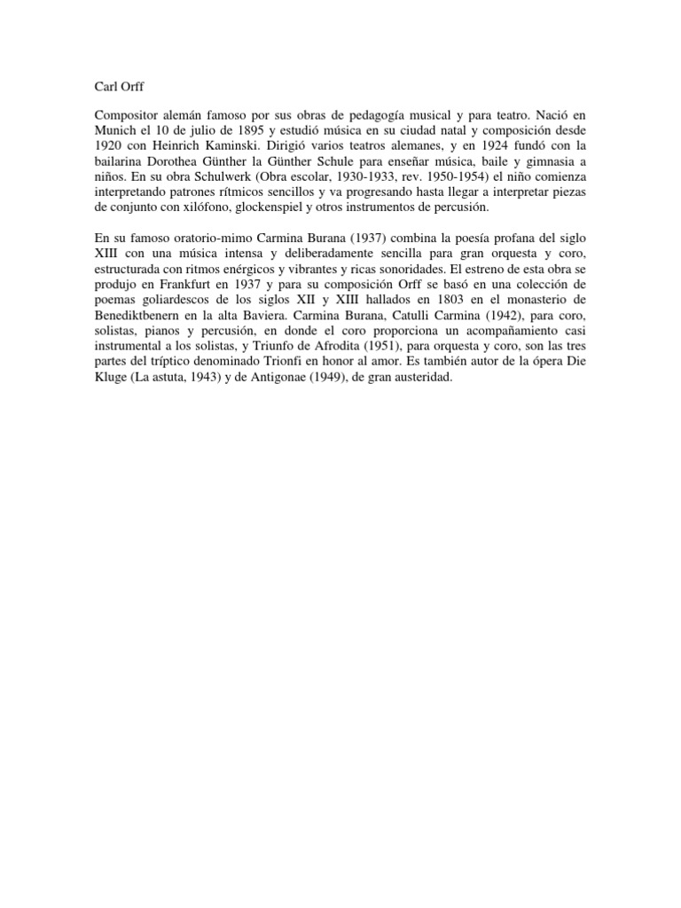 Método Orff y Dalcroze en Educación Musical | PDF | Ritmo | Escala (música)