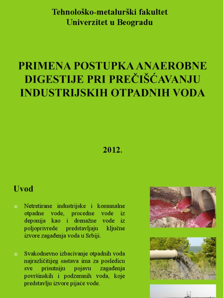 Anaerobna Digestija | PDF