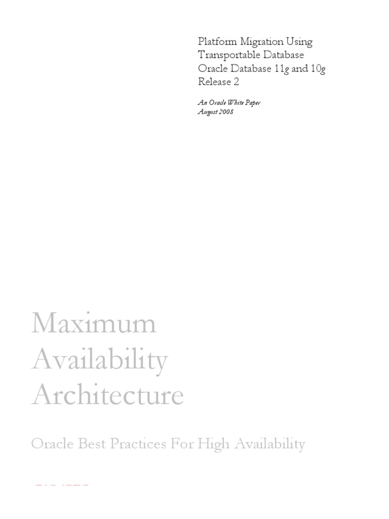 Transportable Tablespaces Pdf Oracle Database File System