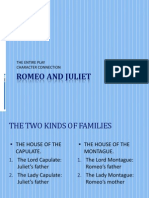 Romeo and Juliet Character Map | PDF