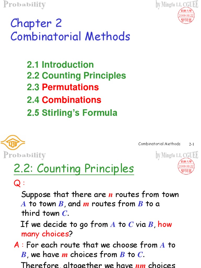 Ch 02 Pdf Permutation Combinatorics