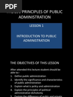 Definitions of Public Administration | PDF | Public Administration | Policy