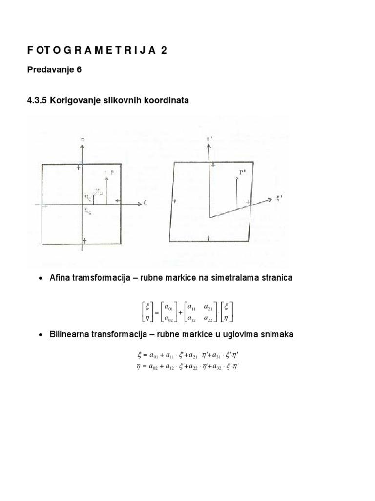 Fotogrametrija 2_predavanje 6