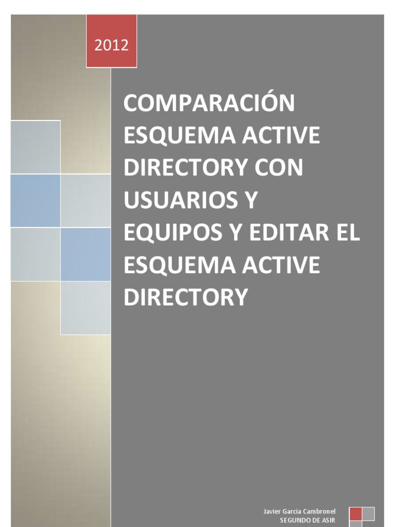 Editar Esquema de Active Directory: Crear Un Nuevo Atributo | PDF | Directorio Activo | Point ...