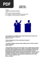 (WSC) Team Debate Guide | PDF | Immigration | English Language