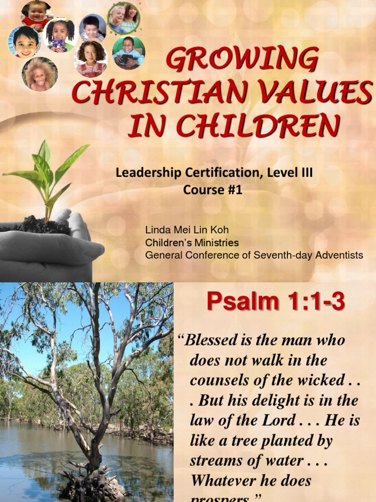 Instilling Christian Values in Children | PDF | Value (Ethics) | God