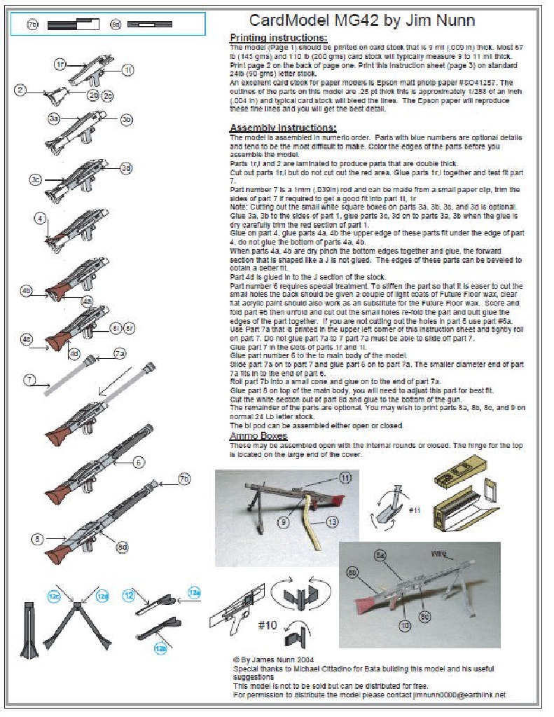 MG42 Machine Gun | PDF