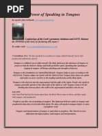 Speaking in Tongues List of Words A Complete Gui | PDF | Language Arts ...