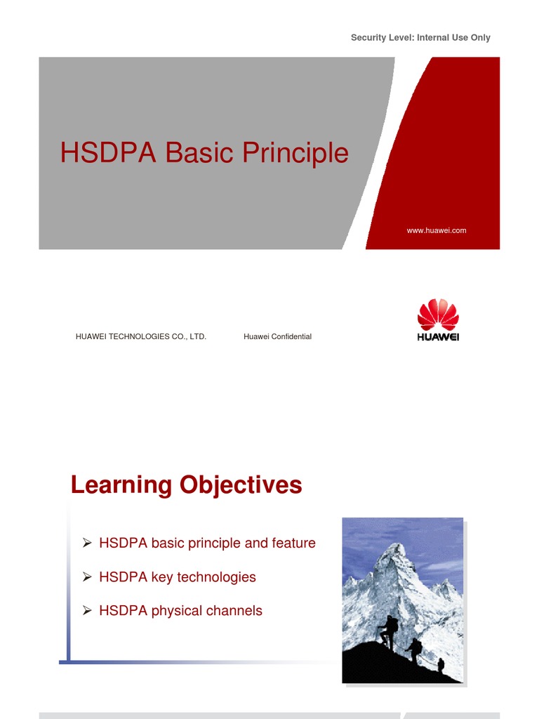 HSDPA Basic Principles | PDF | High Speed Packet Access ...