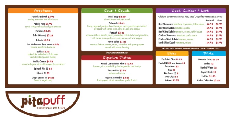Pita Puff Menu Board v11 | PDF