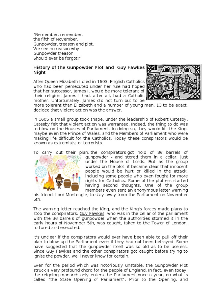 Bonfire Night | PDF | Gunpowder Plot | Guy Fawkes