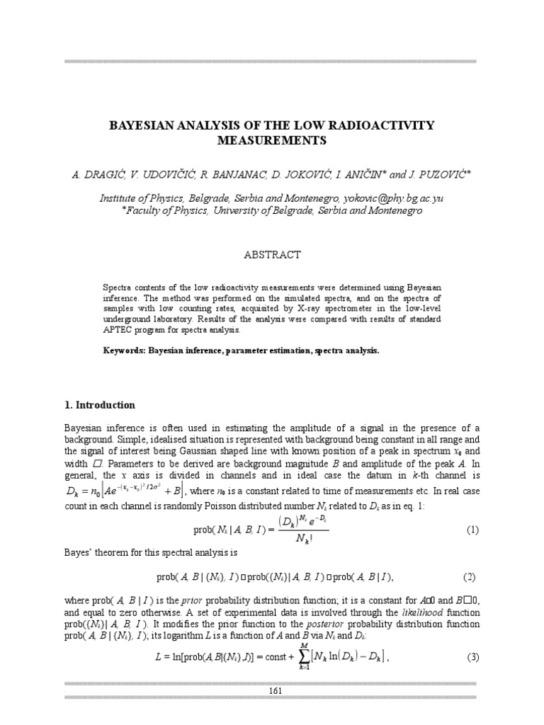 Bayesian Analysis - Verzija 3 | PDF | Spectral Density | Statistical Inference