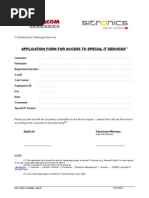 IT Service Request Form Template | PDF | Telecommunications | Communication