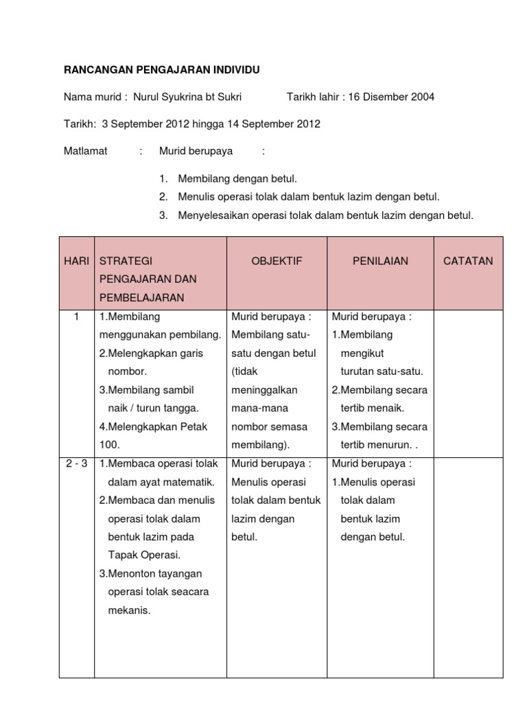 Contoh Rpi | PDF