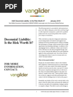Decennial Liability Insurance | PDF | Liability Insurance | Subrogation